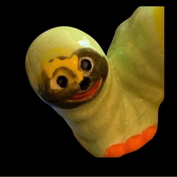 unmarked | Accents | Vintage Ceramic Caterpillar Light Green Wiggle ...